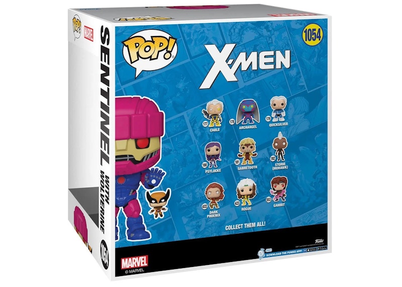 Funko Pop! Marvel X-Men Sentinel with Wolverine 10 Inch PX Previews ...
