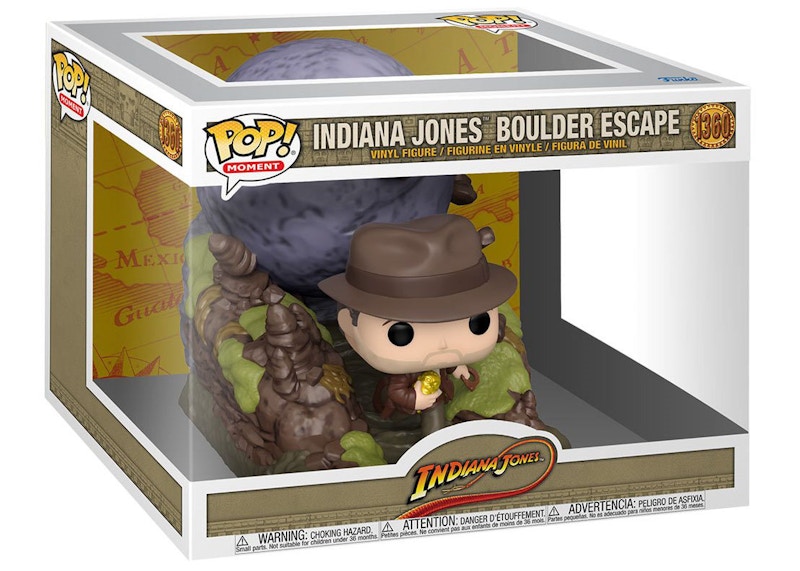 Funko Pop! Moment Indiana Jones Raiders of the Lost Ark Boulder Escape ...