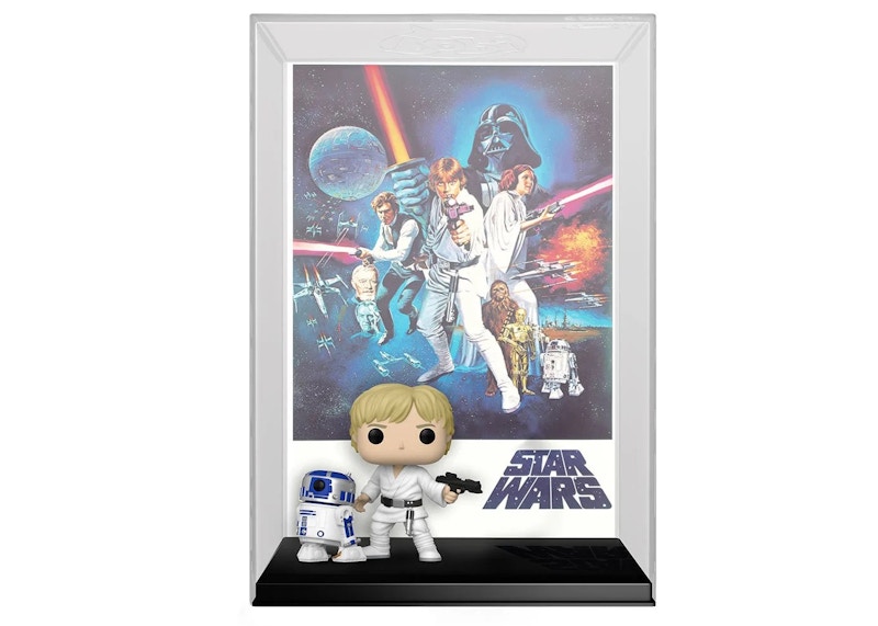 Funko Pop! Movie Posters Star Wars Luke Skywalker with R2-D2 Figure #02 ...