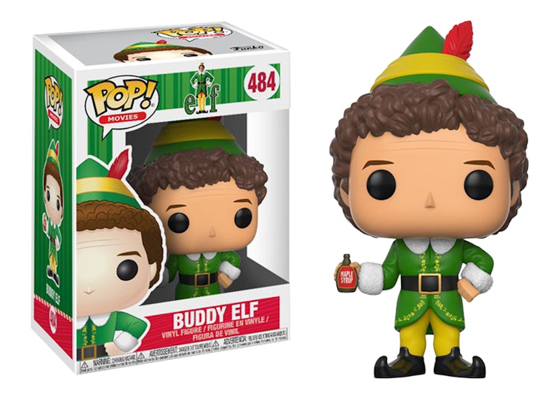 Funko Pop! Movies Elf the Movie Buddy Elf Holding Syrup Bottle Figure ...