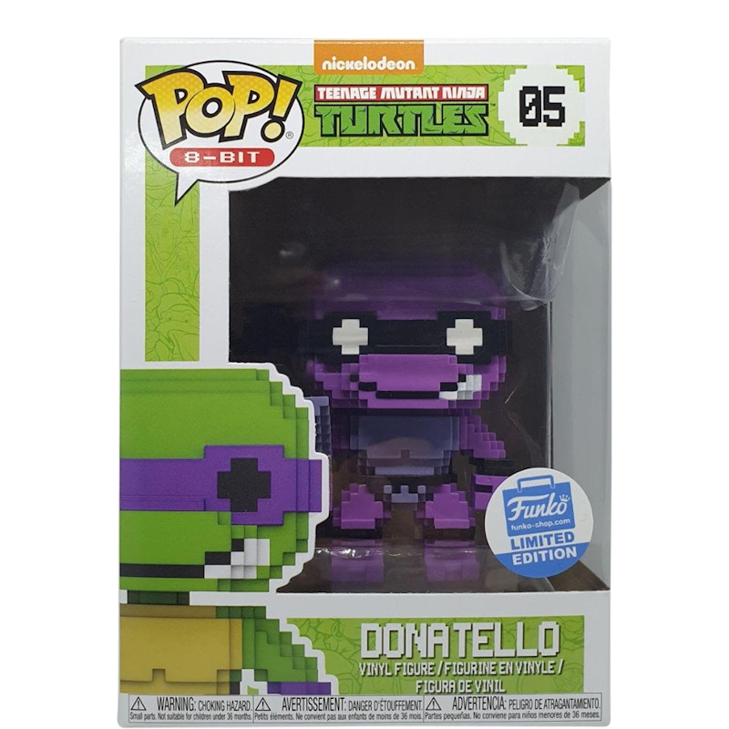 Funko Pop! Nickelodeon 8-Bit Teenage Mutant Ninja Turtles Donatello ...