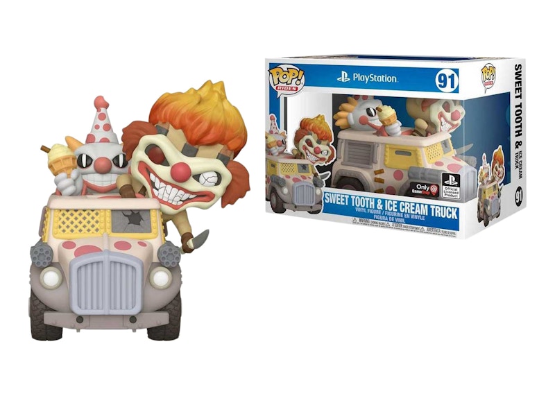 Funko Pop! Rides Playstation Sweet Tooth & Ice Cream Truck GameStop ...