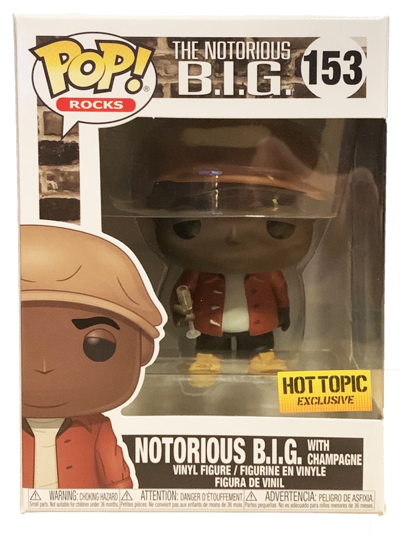 Funko Pop! Rocks The Notorious B.I.G with Champagne Hot Topic Exclusive ...