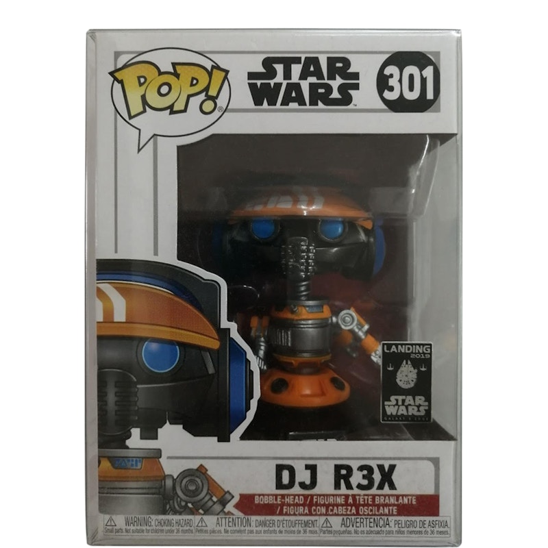 Funko Pop! Star Wars DJ R3Z Landing 2019 Bobble-Head Figure #301 - KR