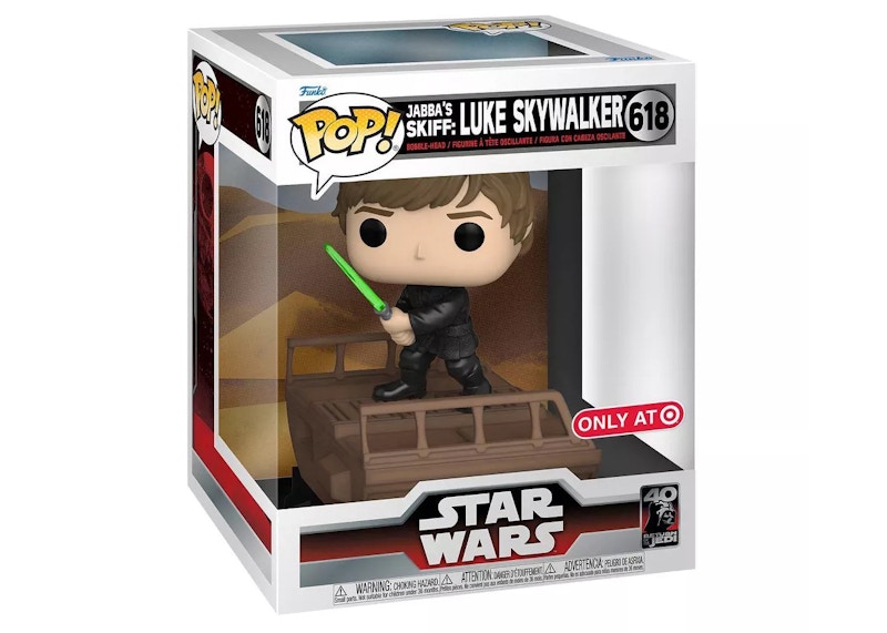 Funko Pop! Star Wars ROTJ 40th Anniversary Jabba's Skiff: Luke ...