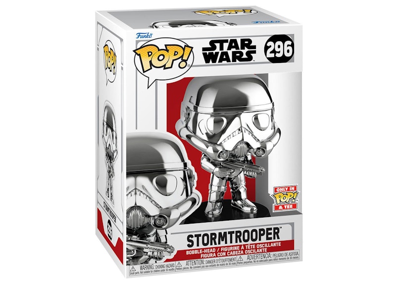 Funko Pop! Star Wars Stormtrooper Only in Pop! & Tee Exclusive Figure ...