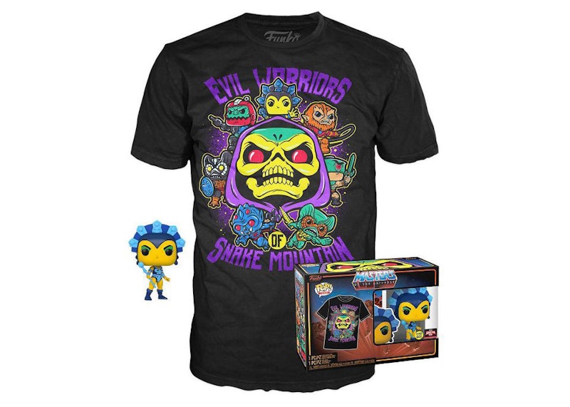 Funko Pop! Tees Masters of the Universe Evil Lynn GITD 2022 Target Con ...