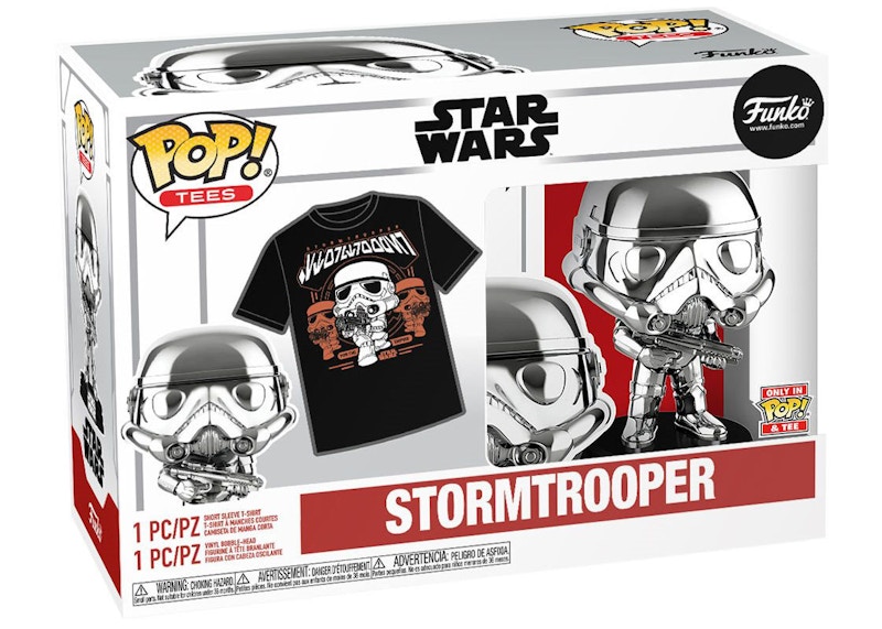 Funko Pop! Tees Star Wars Stormtrooper Only in Pop! & Tee Exclusive T ...