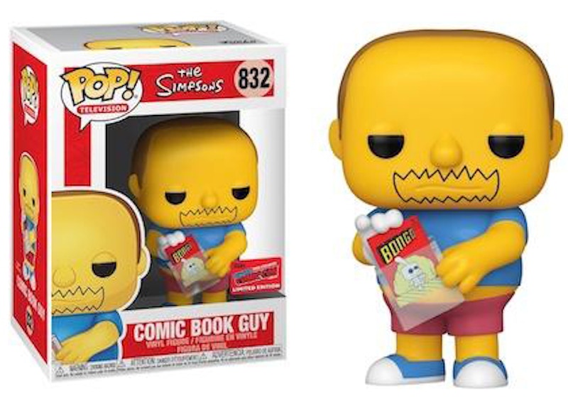 Funko Pop! Television Comic Book Guy NYCC Exclusive Figure #832 - FR
