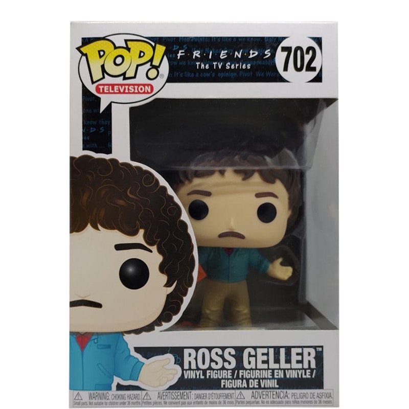 Funko Pop! Television Friends Ross Geller 80's Hair Figure #702 - KR