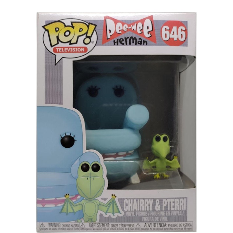 Funko Pop! Television Pee-Wee Herman Chairry & Pterri Figure #646 - GB