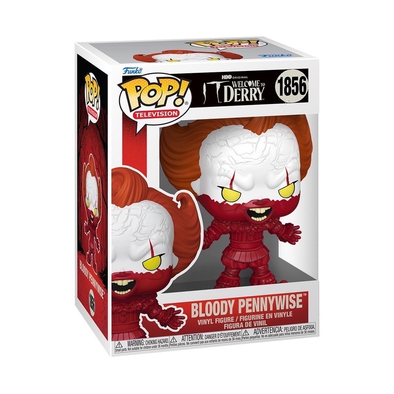 Figure #1856 Pop! Television Welcome to Derry Bloody Pennywise - US
