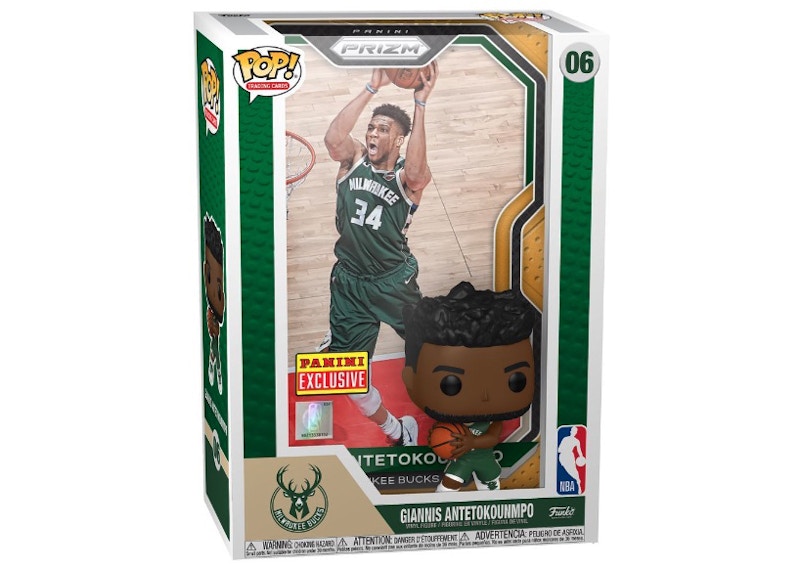 Funko Pop! Trading Cards NBA Milwaukee Bucks Giannis Antetokounmpo ...