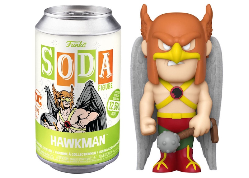 Funko Soda DC Comics Hawkman Open Can Chase Figure - US