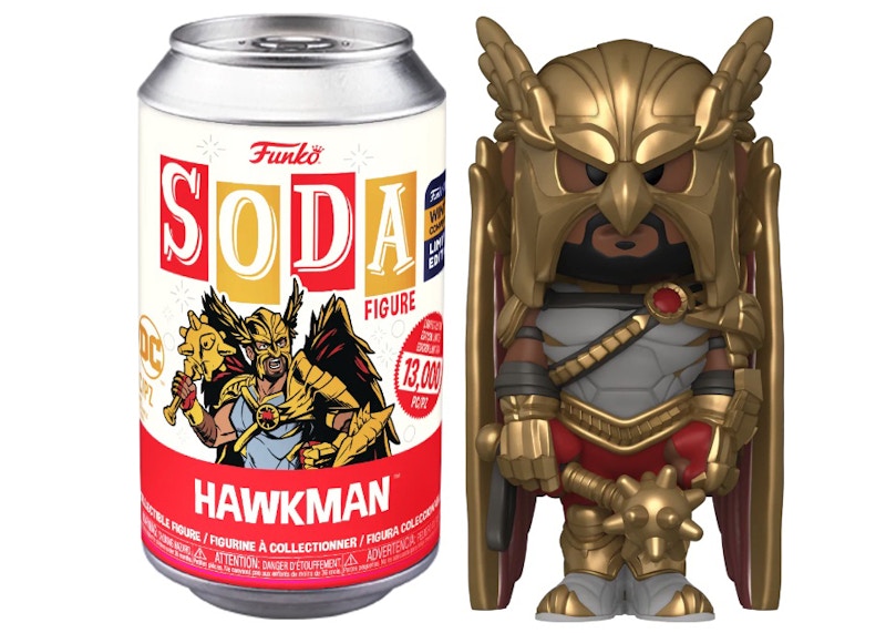 Funko Soda DC Hawkman 2022 Winter Convention Exclusive Open Can Common ...