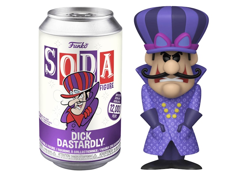 Funko Soda Hanna Barbera Dick Dastardly Opened Can Chase Figure