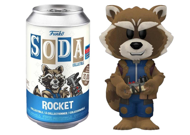 Funko Soda Marvel Rocket 2021 Fall Convention Exclusive Open Can Chase ...