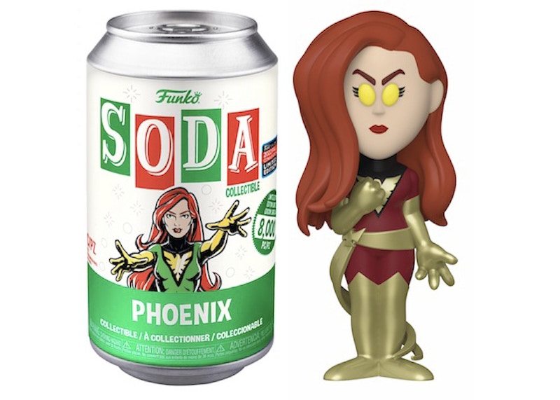 Funko Soda Marvel X-Men Phoenix 2022 Fall Convention Exclusive Open Can ...