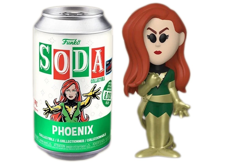 Funko Soda Marvel X-Men Phoenix 2022 NYCC Exclusive Open Can Common ...