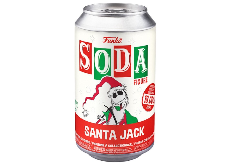 Funko Soda The Nightmare Before Christmas Santa Jack Figure Sealed Can - IT