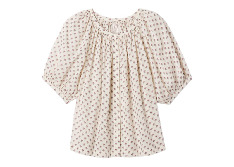 Gap x DÔEN Floral Shirt Beige - SS24 – DE