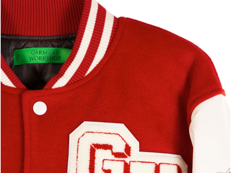 Garment Workshop Berlin Pop-Up Fate/Karma College Jacket Fire Red Men's ...