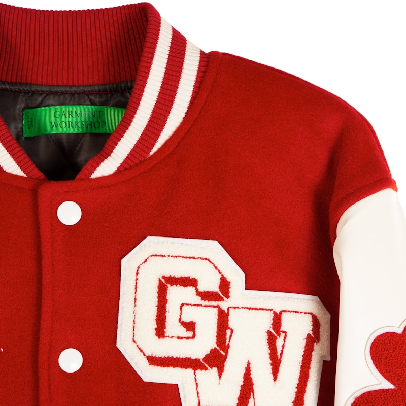 Garment Workshop Fate/Karma College Jacket Fire Red Men's - US