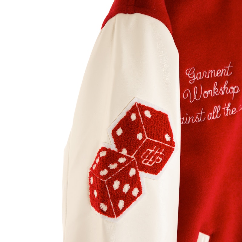 Garment Workshop Fate/Karma College Jacket Fire Red Men's - US