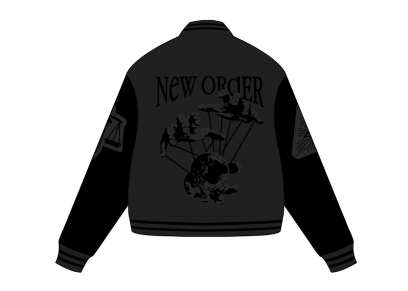 Garment Workshop "New Order" College Jacket (In-store) Chaos Black Men ...