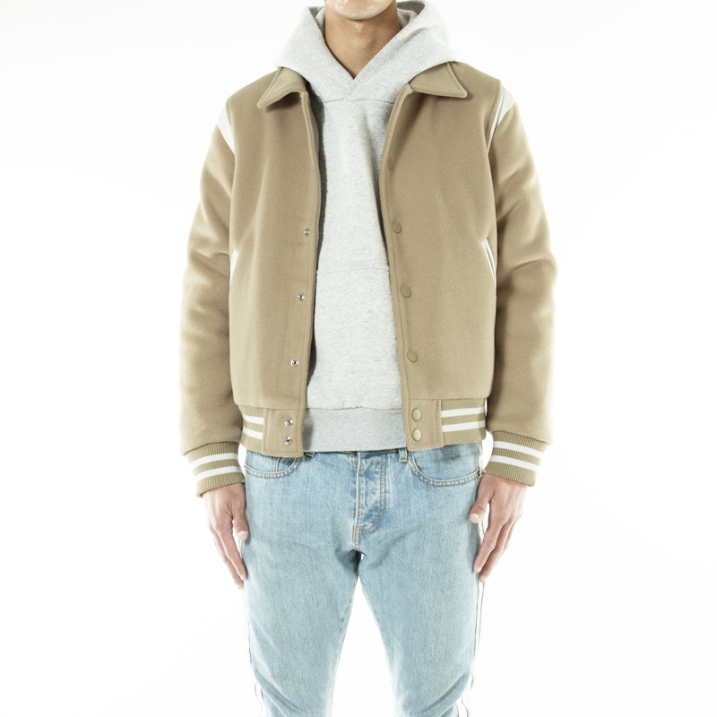 Garment Workshop Varsity Jacket Dune Sand Men's - US