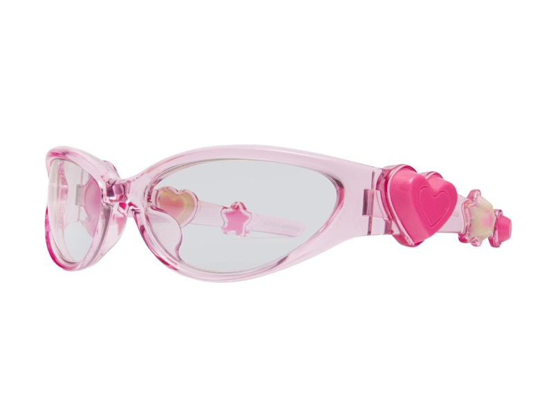 Gentle Monster Gummy Goggle Sunglasses Translucent Pink MG1 in Acetate - US