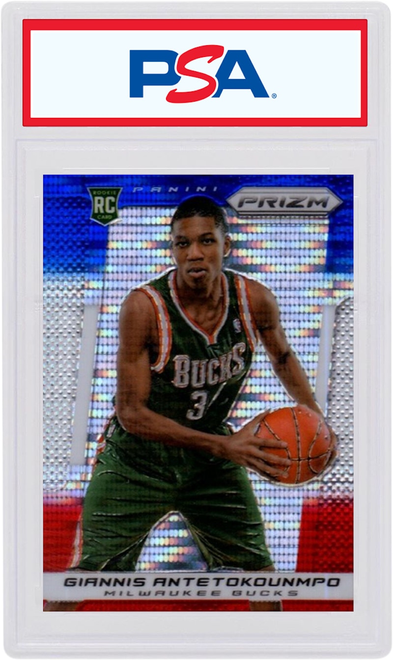 Giannis Antetokounmpo 2013 Panini Prizm Rookie Red/White/Blue Pulsar ...