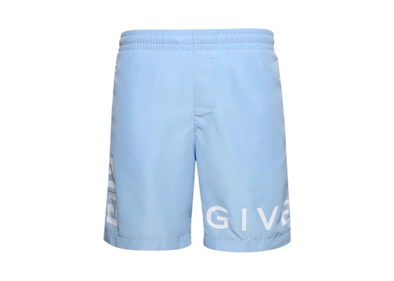 Givenchy 4G Logo Swim Shorts Light Blue Men's - US
