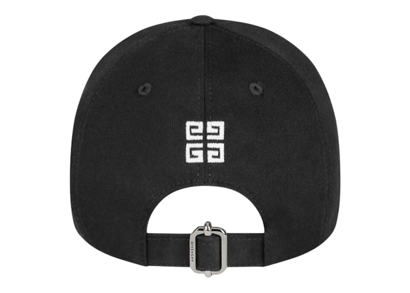 Givenchy Logo Cap Black/White in Cotton - US