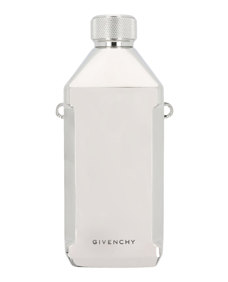 Givenchy Logo Engraved Stainless Steel Water Bottle Silver - US