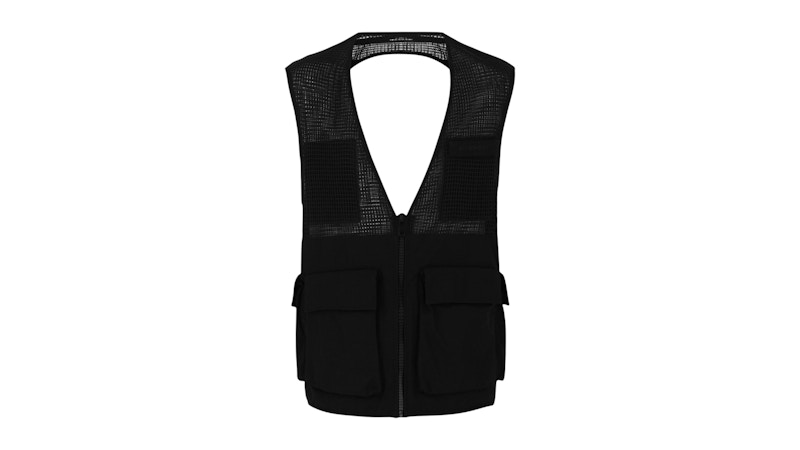 Givenchy Mesh Cargo Vest Black Men's - US