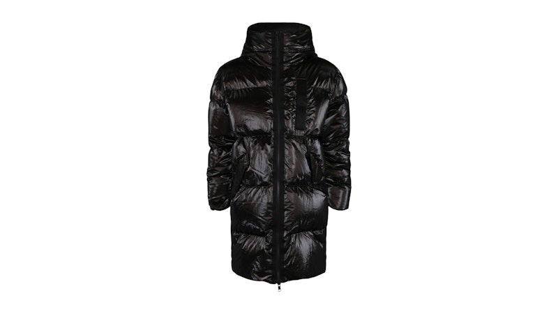 Givenchy Metallic Long Puffer Jacket Black Men's - US