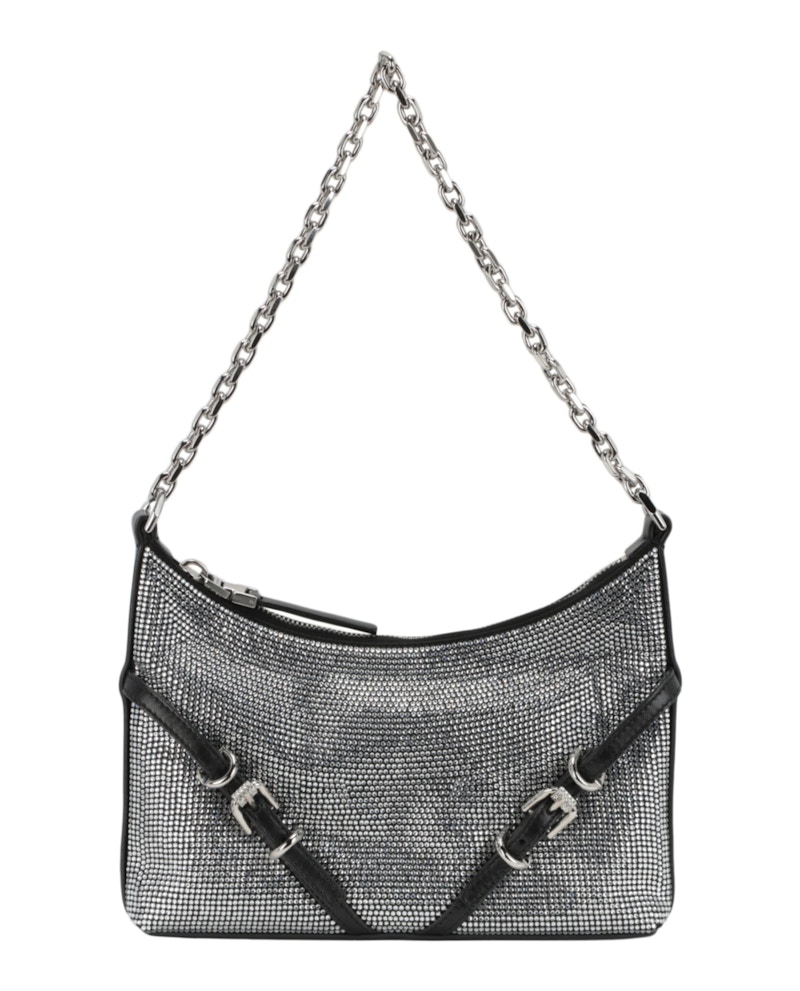 Givenchy Voyou Party Shoulder Bag In Satin And Strass Black in Nylon - US