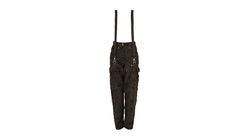 Givenchy Women's Two In One Detachable Destroyed Checks Pant Black ...