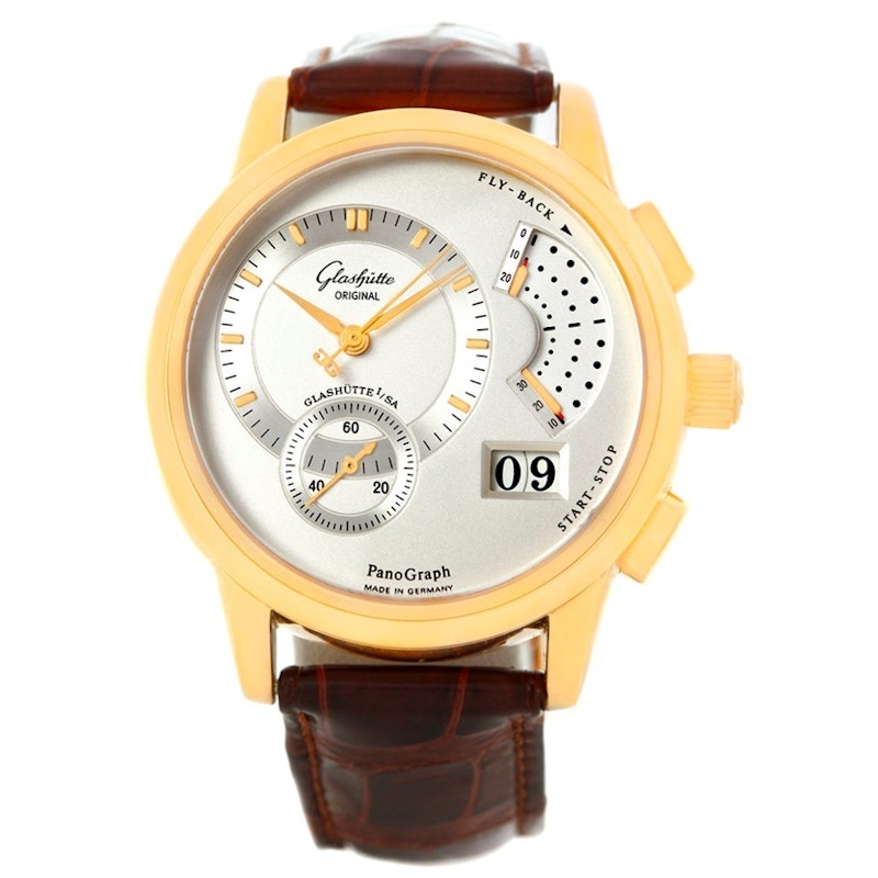 Glashutte Original PanoGraph 61-01-01-01-04 39mm in Yellow Gold - KR
