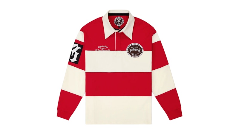 Godspeed Classic Field Rugby Shirt Cream/Red Men's - SS26 - US
