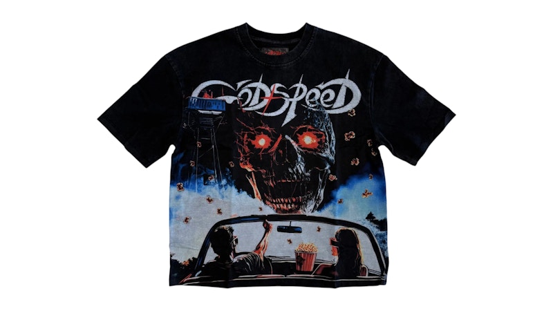 Godspeed Drive In T-shirt Black Wash Men's - SS25 - US