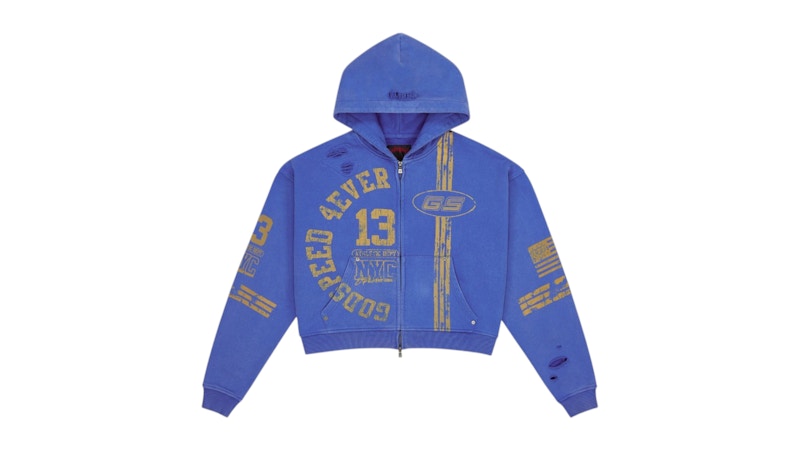Godspeed Roadster Zip Hoodie Blue/Yellow Men's - SS26 - US