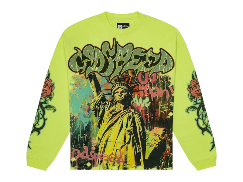 Godspeed Vandal L/S T-shirt Volt Green Men's - FW25 - US