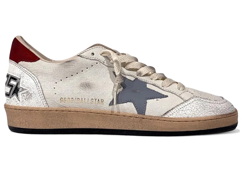 Golden Goose Ball Star White Silver Blue Red Men's - GMF00117.F006777 ...