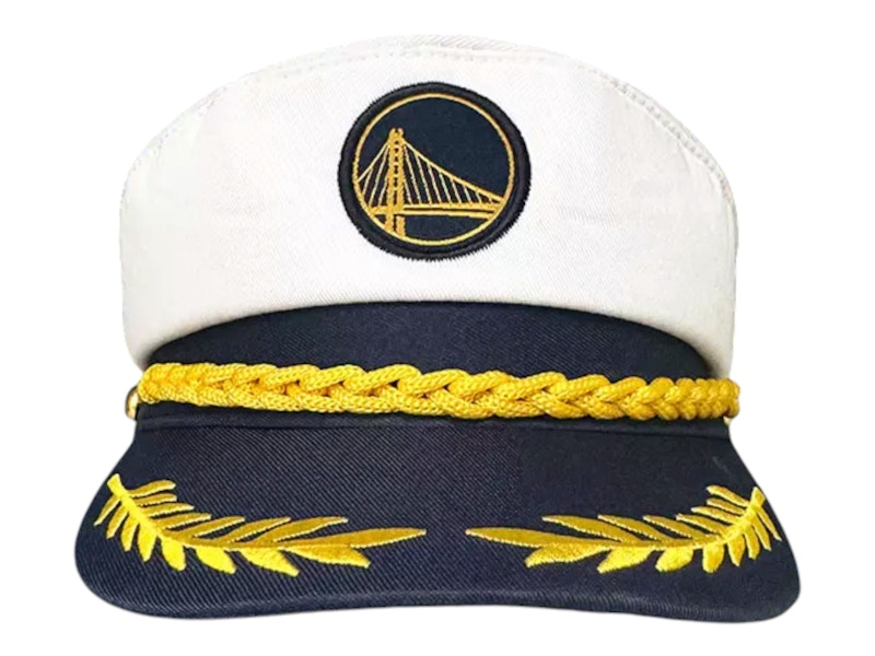Golden State Warriors 2024 Klay Thompson Captain Hat Navy Blue Men's ...