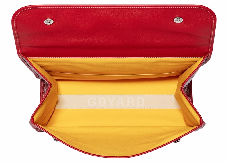 Goyard Saint Léger Backpack Red in Canvas/Calfskin Leather with ...