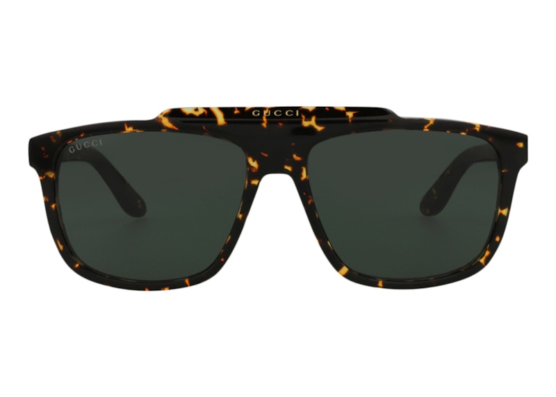 Gucci Aviator Sunglasses Havana/Green (GG1039S-30011707-002) in Acetate ...