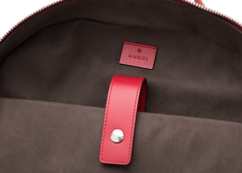 Gucci Signature Backpack Monogram GG Front Zipper Pocket/Embossed ...