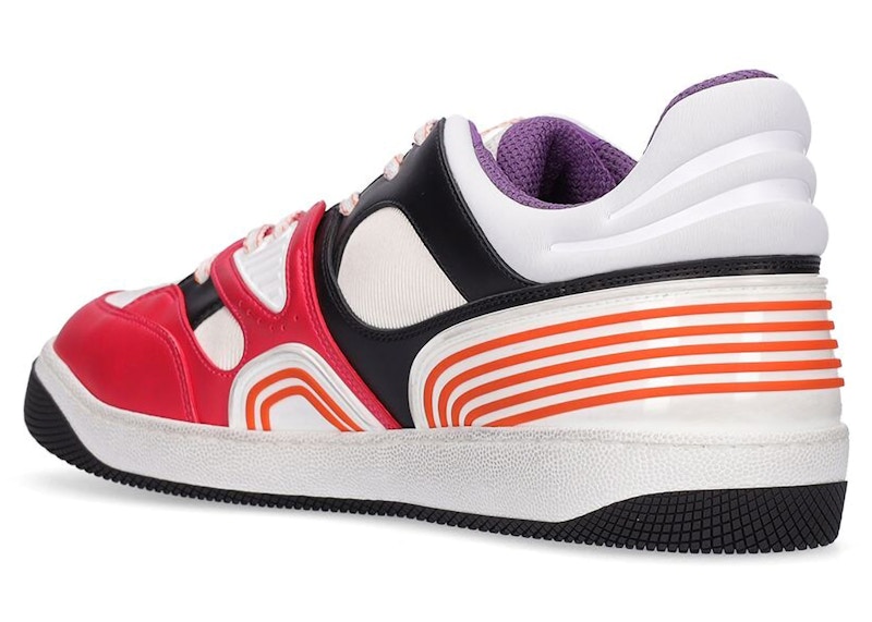 Gucci Basket Low-Top Sneaker Red Black Men's - 6978822SH906662 - US